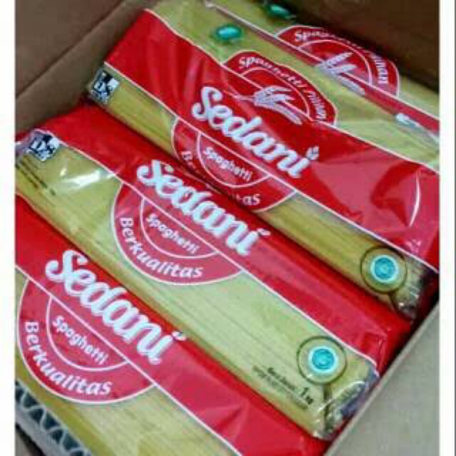 Jual Spaghetti Sedani 1kg 1 dus / Spageti Sedani 1 kg Karton / Spagetti ...