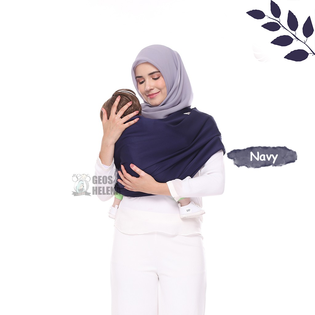 Jual Gendongan Kaos Geos Helena Navy - Gendongan Bayi Premium ...