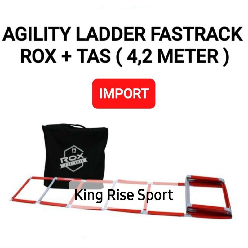 Jual Agility Ladder Fastrack/ Tangga Kelincahan Rox - Tas ( 4,2 Meter ...