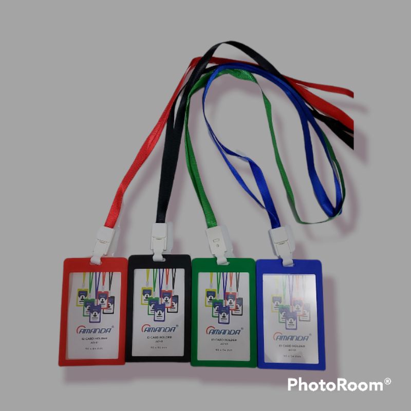 Jual Gantungan Id card holder Tali Id Card Nylon Tempat Id Card Holder ...