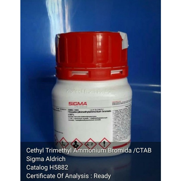 Jual Cetyil Trymethil Ammonium Bromida /CTAB | Shopee Indonesia