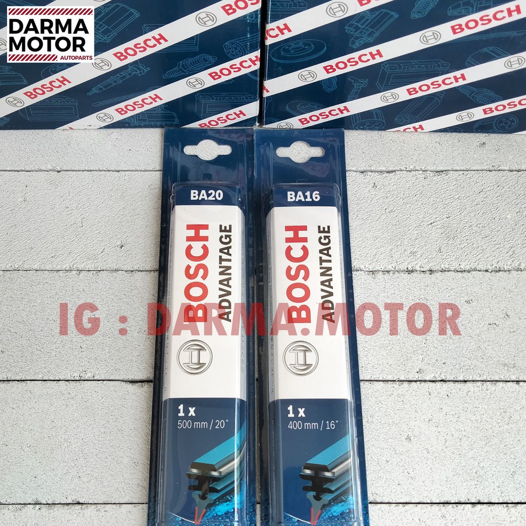 Jual Bosch Wiper Advantage 20 dan 16 set 2 pcs Toyota All New Avanza 2000 - 2016 | Shopee Indonesia