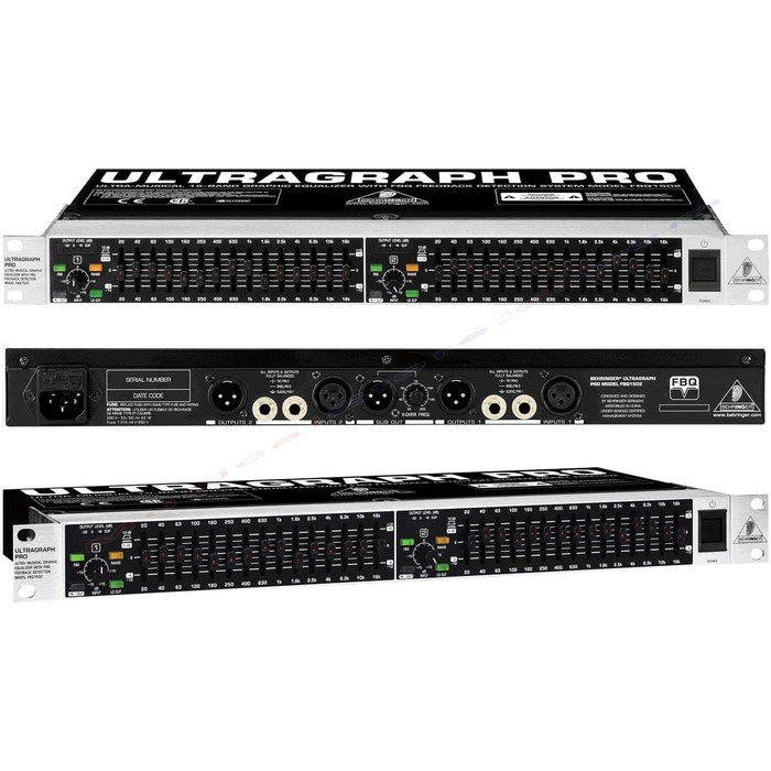 Jual Behringer ULTRAGRAPH-PRO FBQ1502HD Dual Channel 15-Band Graphic EQ ...