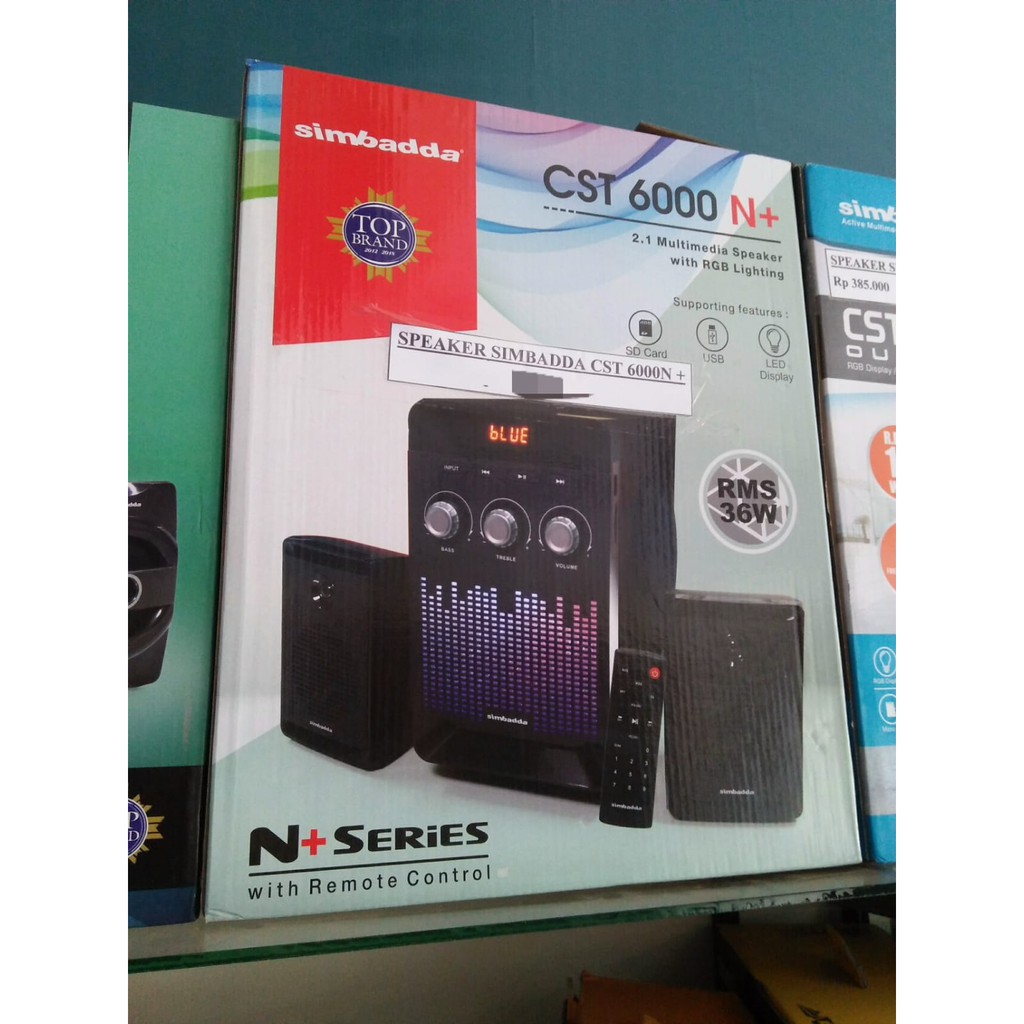 Jual Speaker Bluetooth Simbadda CST 6000N+ Subwoofer Bass Power LED ...