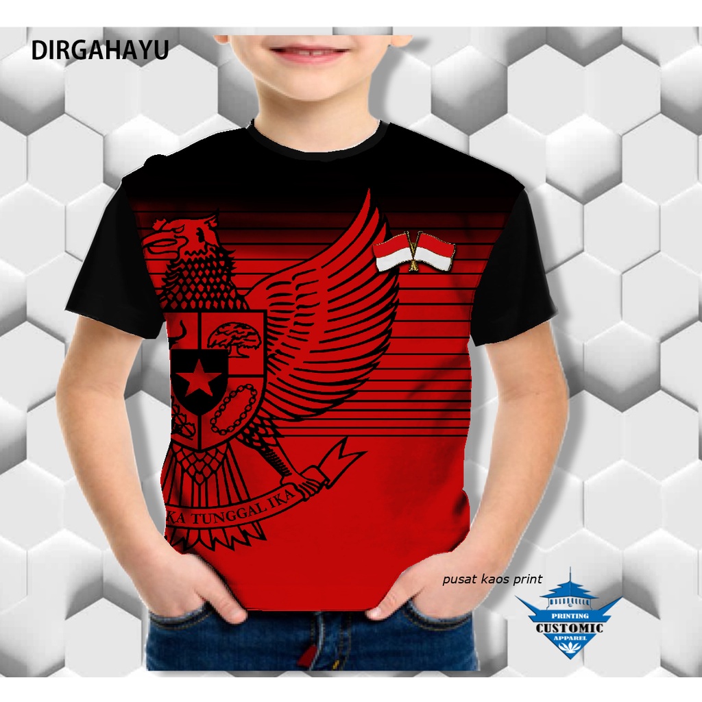 Jual kaos anak kaos indonesia kemerdekaan indonesia | Shopee Indonesia