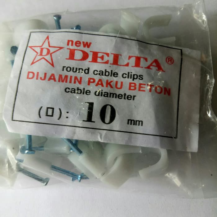 Jual Klem Kabel Paku Beton No 10 Diameter Paku 10mm | Shopee Indonesia