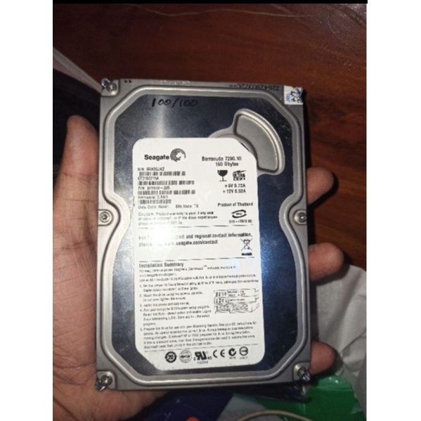 Jual hard disk internal 3,5inci seagate 500gb 1tb 2tb pc garansi 1tahun ...