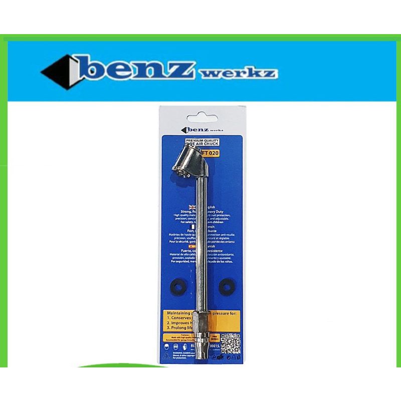 Jual Benz Isi Angin Ban Kepala Inflator - Tire Air Chuck Coupler Benz ...