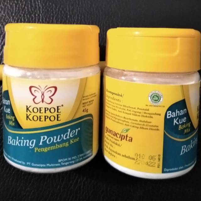 Jual Baking powder bubuk bahan pengembang kue koepoe 45 gr | Shopee ...