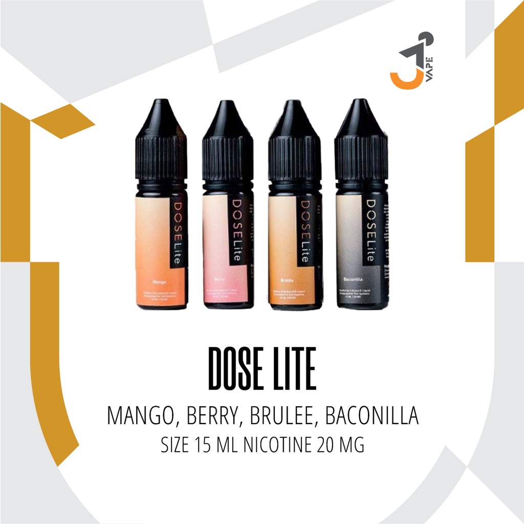 Jual DOSE LITE SERIES 15ML AUTHENTIC BY HEXJUICE E-LIQUID VAPORIZER ...