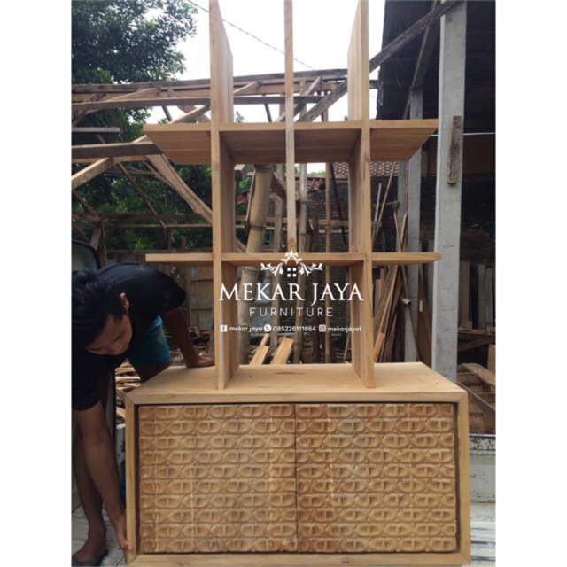 Jual Almari Hias Minimalis Furniture Jepara Meubel Ruang Set Meja ...