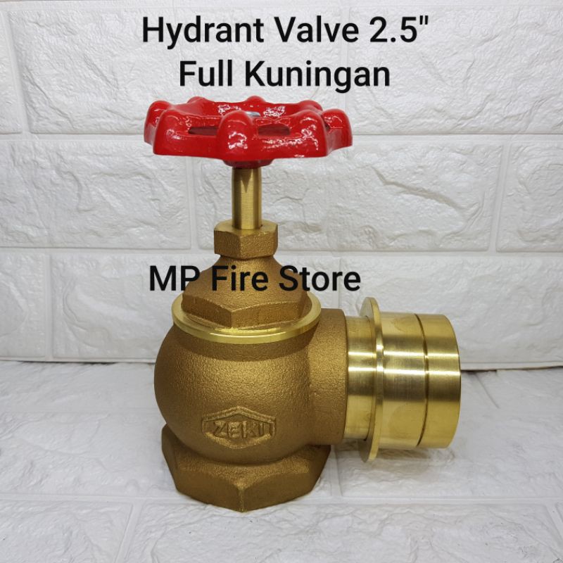 Jual Kran Hidran Hydrant Valve Pemadam ZEKI Machino 2.5 in 10K Full ...