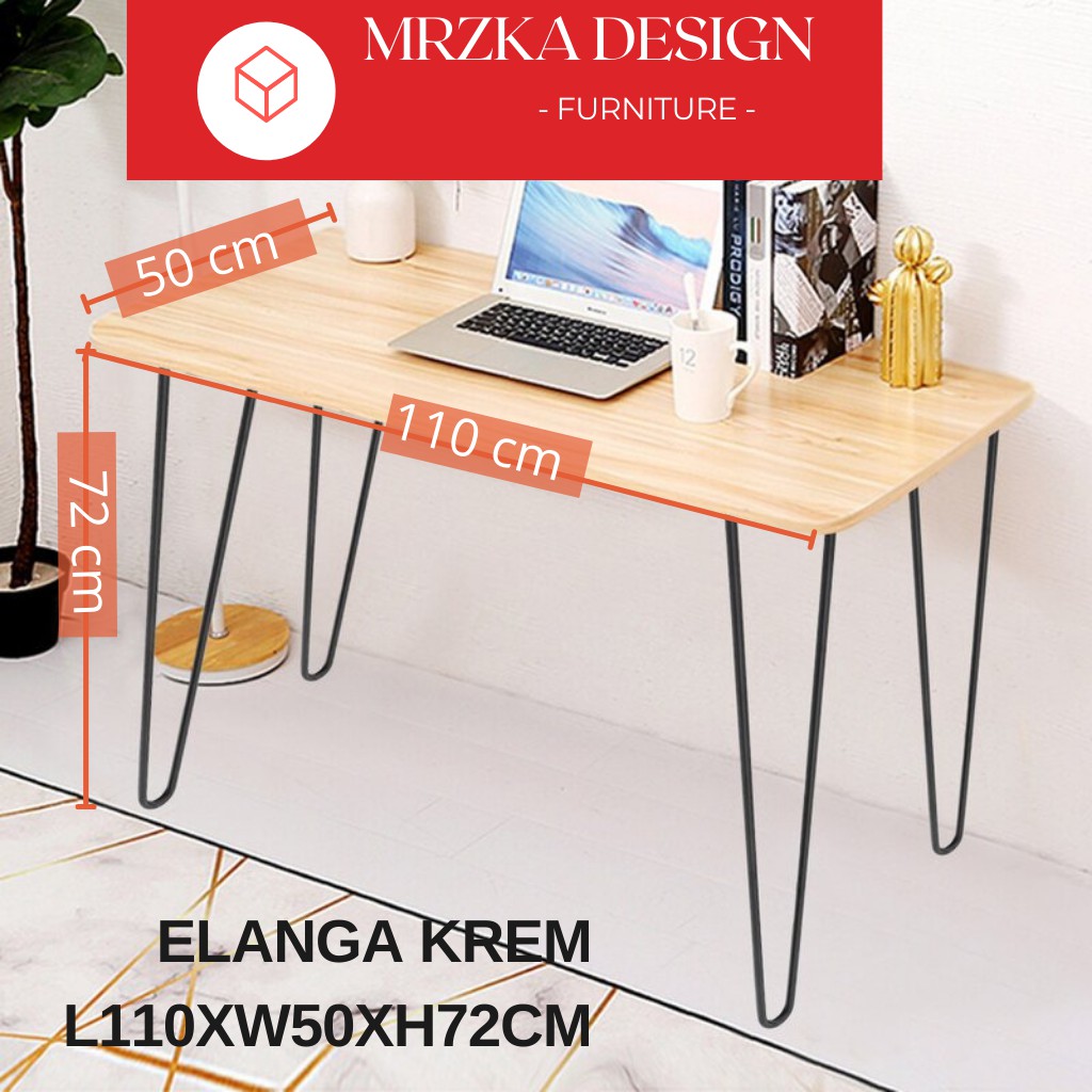 Jual MRZKA DESIGN ELANGA UK (110 X 50 CM) MEJA PC meja Laptop meja ...