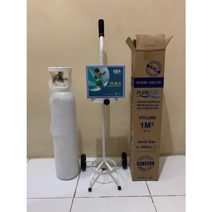 Jual Tabung Oksigen 1m3 Lengkap tinggal pakai | Shopee Indonesia