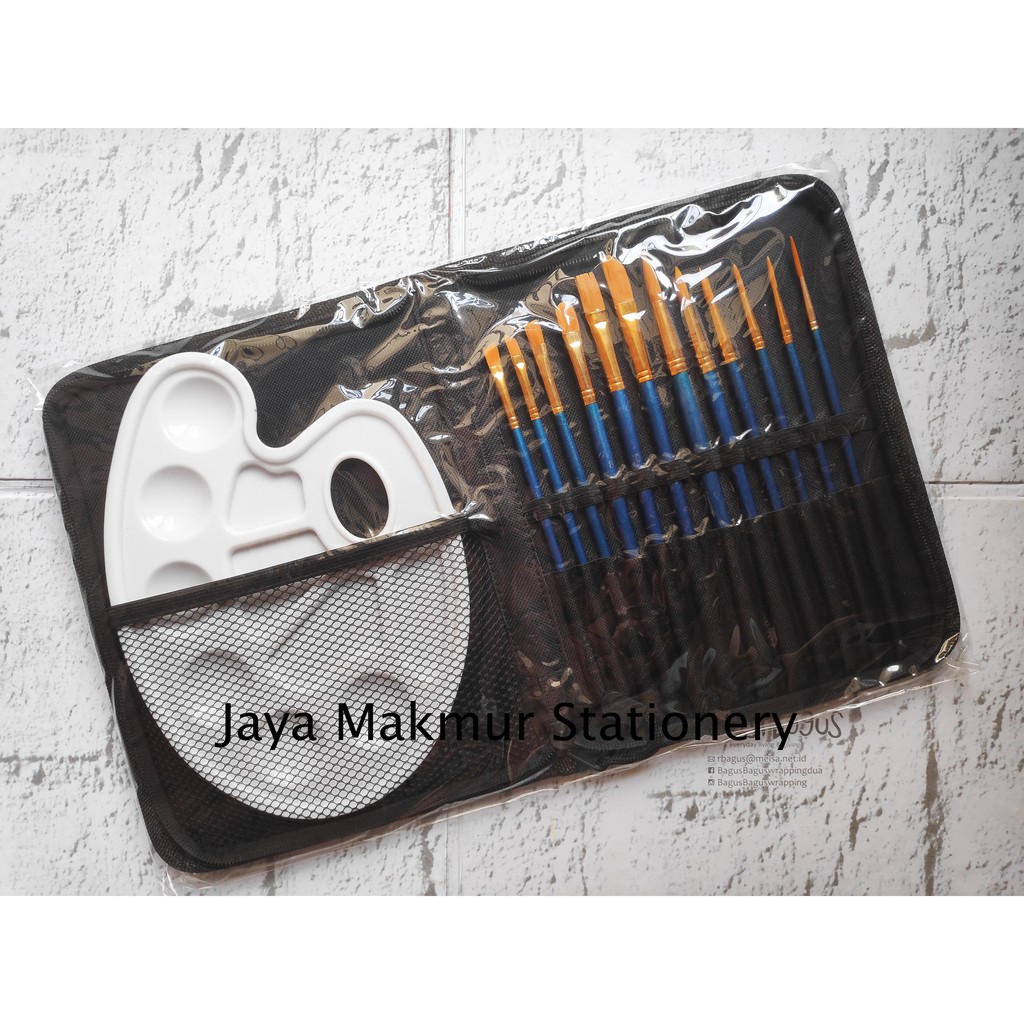 Jual Set alat seni lukis kuas palet joyko BRS-7 | Shopee Indonesia