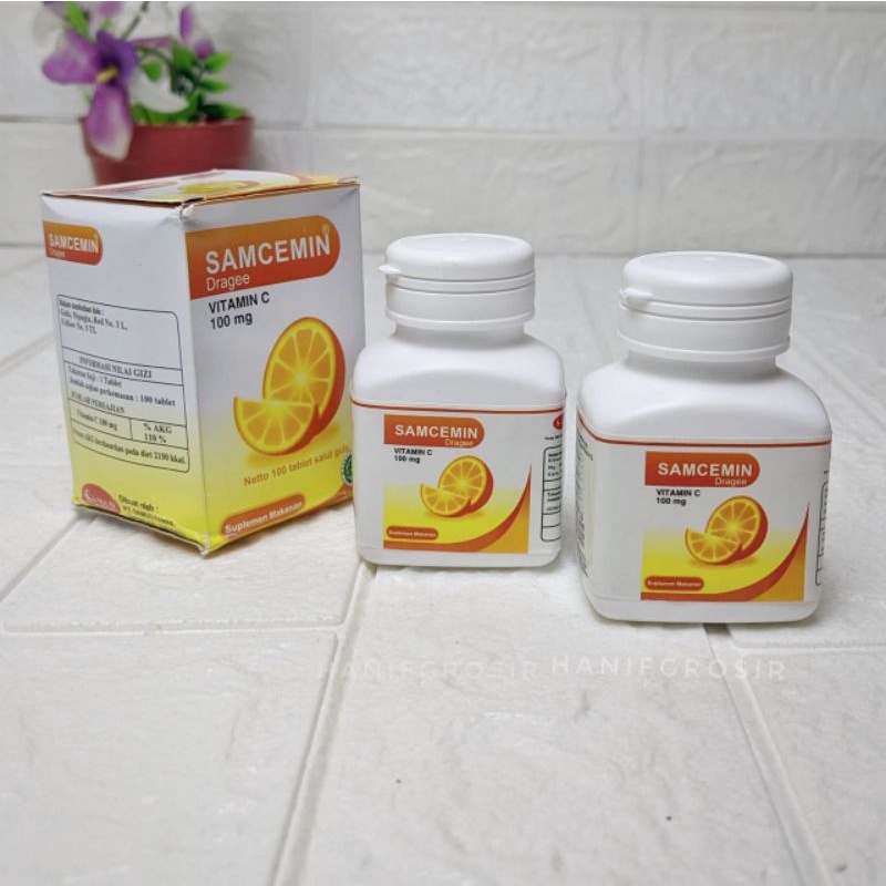 Jual Samcemin Dragee Vitamin C 100mg | Shopee Indonesia
