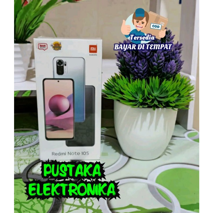 Jual Xiaomi Redmi Note 10S (6GB+64GB) Helio G95 64MP Quad Kamera Layar 6.43 | Shopee Indonesia