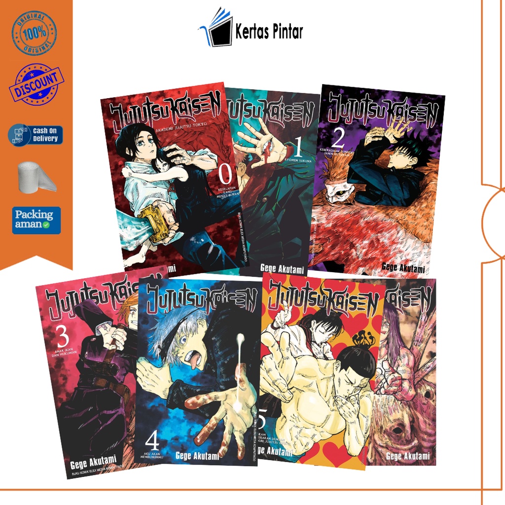Jual BUKU KOMIK JUJUTSU KAISEN SEASON 0 1 2 3 4 5 6 7 8 9 10 11 KOMIK BEST SELLER | Shopee Indonesia