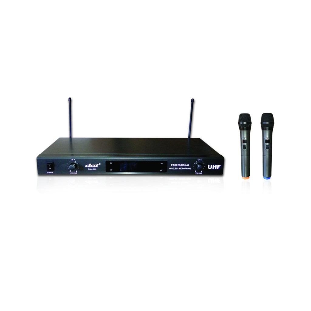 Jual MICROPHONE / MIC WIRELESS DAT DMU-260 UHF ELECTRO ORIGINAL MIKROFON | Shopee Indonesia