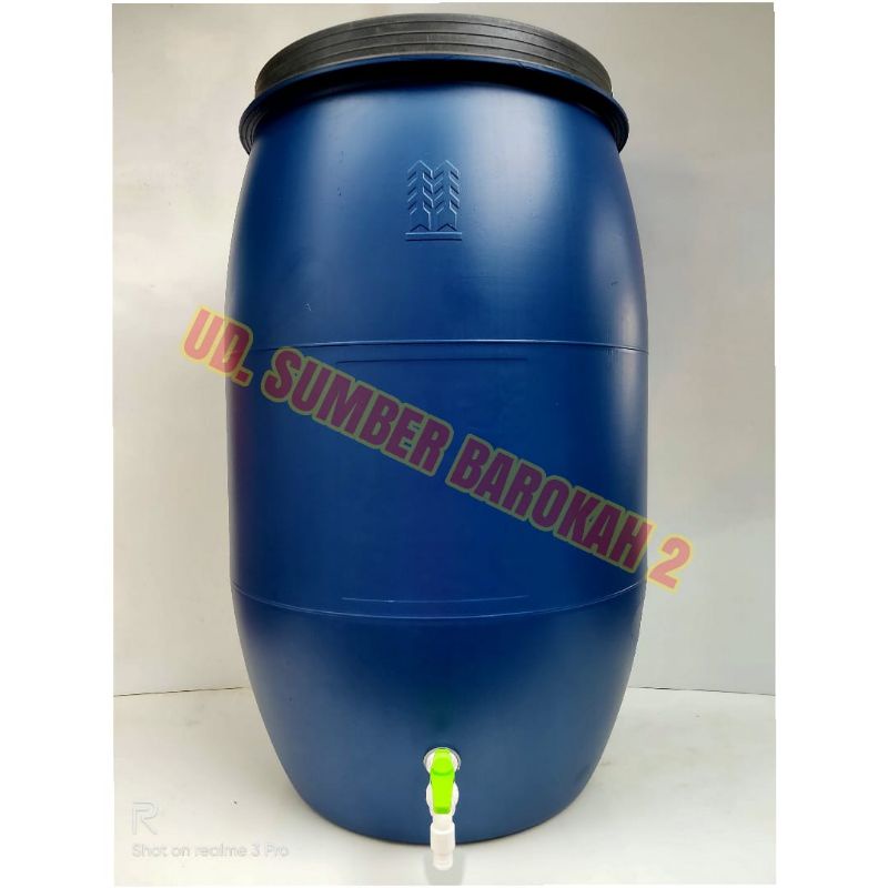 Jual tong kran 120L,gentong air,tong sampah,drum | Shopee Indonesia