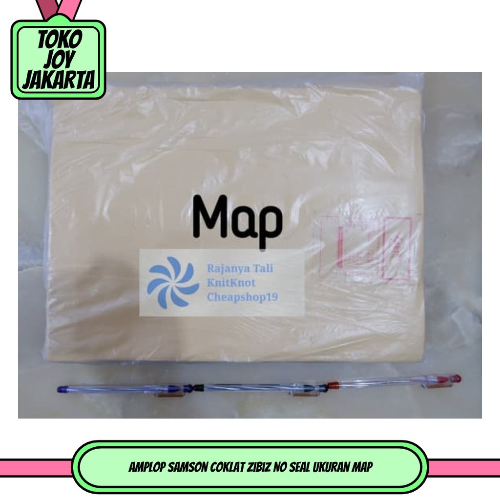 Jual Amplop Samson Coklat Zibiz No Seal Ukuran MAP | Shopee Indonesia