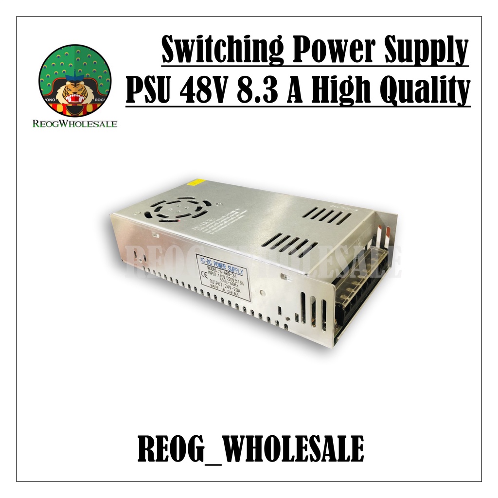 Jual Switching Power Supply PSU 48V 8.3 A 10 A High Quality, 48 Volt 8. ...