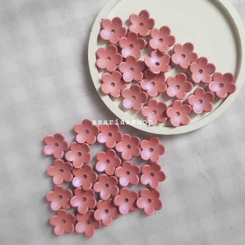 Jual manik bunga sakura / bunga daisy 25gr | Shopee Indonesia