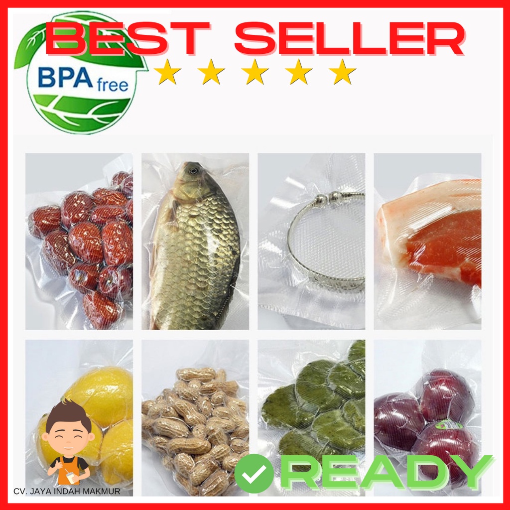 Jual Plastik Vacuum Sealer Emboss Vacuum Roll for Sous Vide Cooking ...