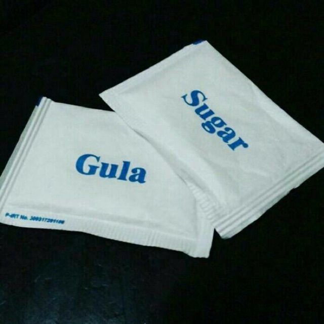 Jual Gula sachet untuk hotel dan cafe isi 100 pcs (BPOM) | Shopee Indonesia