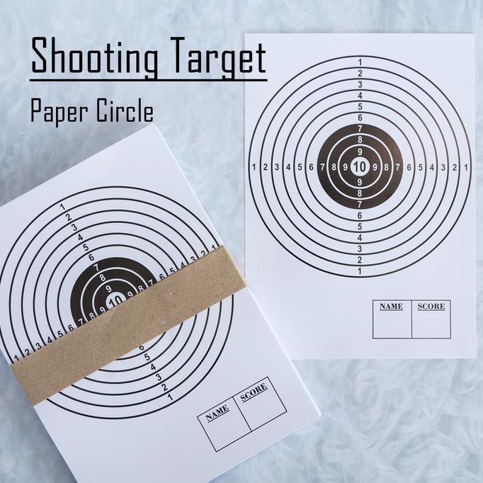 Jual TERLARI5 SASARAN TEMBAK / SHOOTING TARGET - PAPER CIRCLE | Shopee ...