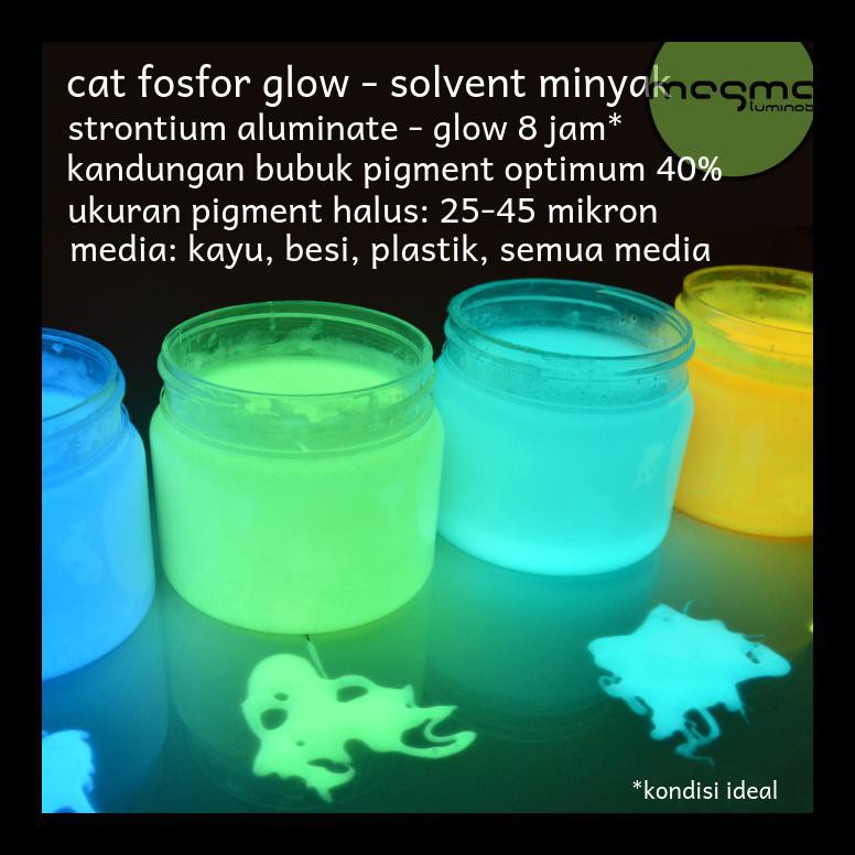Jual STOK BARU CAT FOSFOR BASIS MINYAK | MAGMA LUMINOS - LEMON GREEN ...