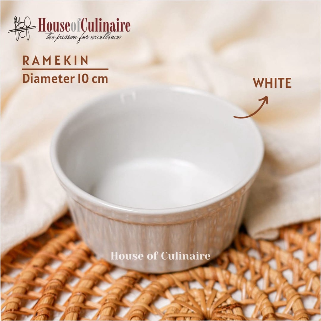 Jual Ramekin Bowl 10 cm Oven Safe Keramik Porselen Souffle Creme Brulee | Shopee Indonesia