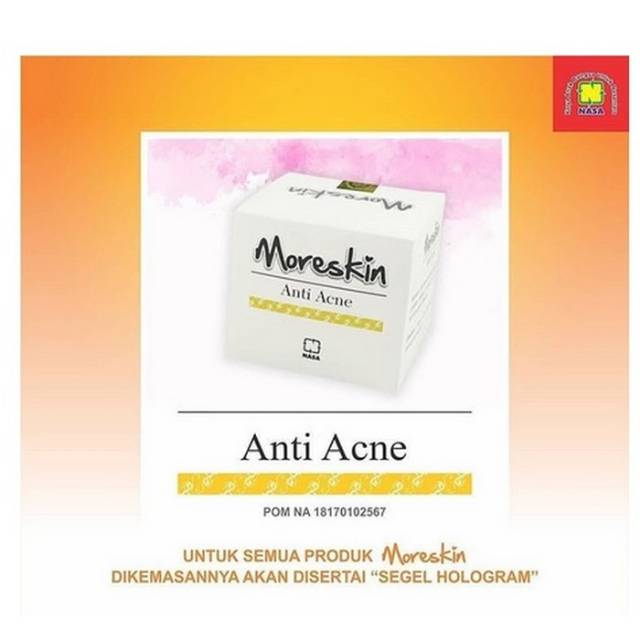 Jual MORESKIN Anti Acne NASA (ORIGINAL) | Shopee Indonesia