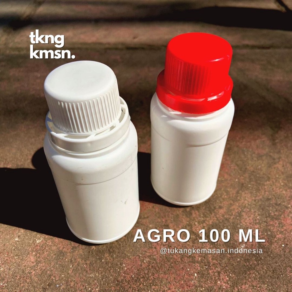 Jual (24 pcs) Botol Agro 100 ml / Botol Kimia / Botol Bahan Pembersih ...