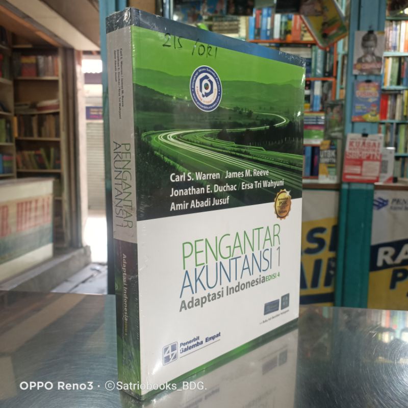 Jual PENGANTAR AKUNTANSI 1. ADAPTASI INDONESIA. EDISI 4. CARL S. WARREN - JAMES M. REEVE ...