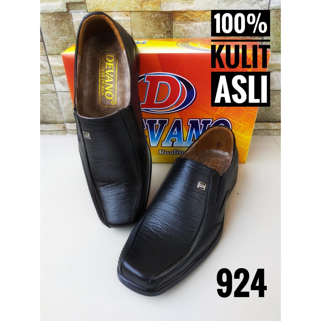 Jual Sepatu DEVANO 924 kantor Pantofel kickers kulit asli pria dinas ...