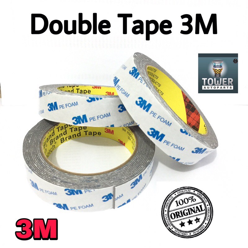 Jual 3M Double Tape / Doubletape / Dobeltip Foam / Lem Bolak Balik 3M ...
