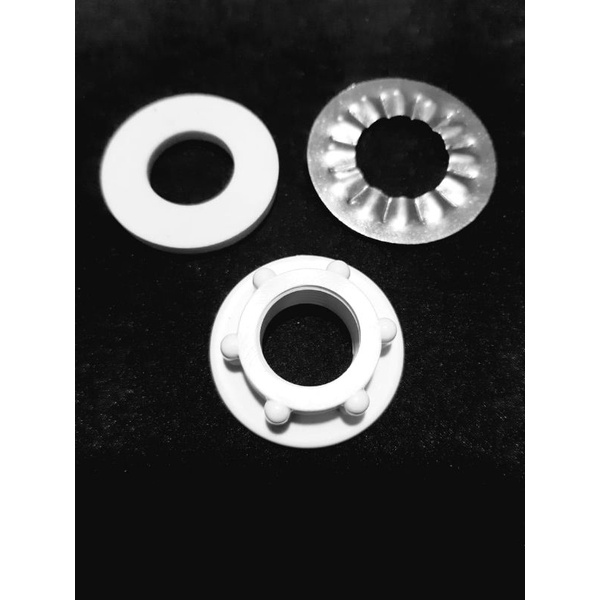 Jual mur dan ring stenlis kran wastafel dingin aja, setengah in komplit ...