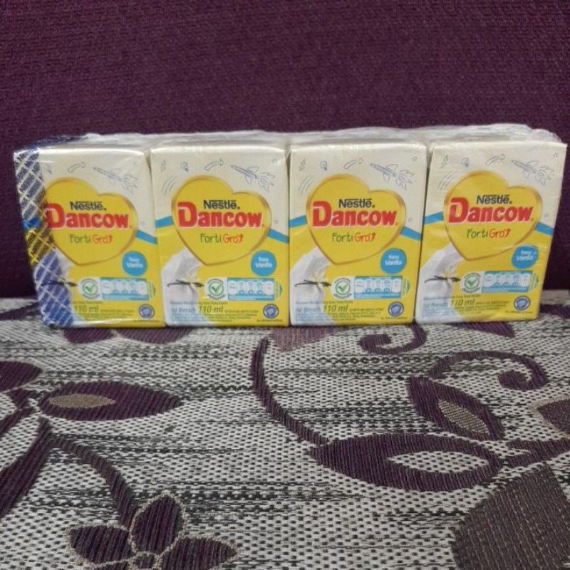 Jual Dancow Fortigro UHT Vanila / Strawberry / Coklat 110ml isi 4pcs ...