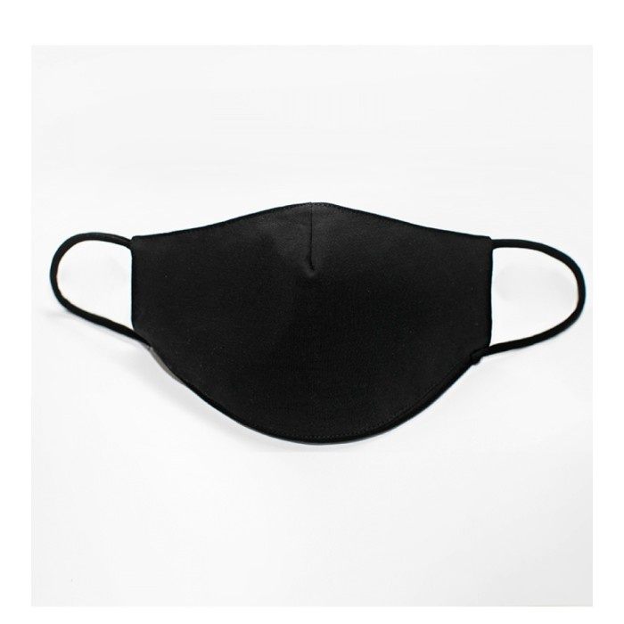 Jual Masker kain warna hitam non medis 3 lapis by ik34 | Shopee Indonesia