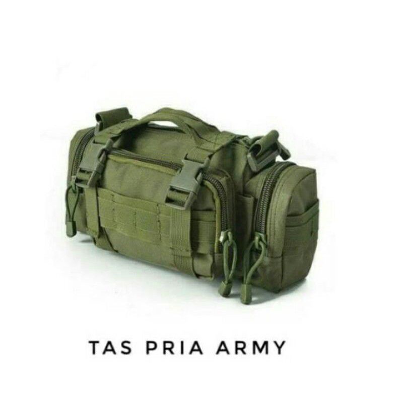 Jual Tas Selempang Hijau - Tas Samping Tactical | Shopee Indonesia