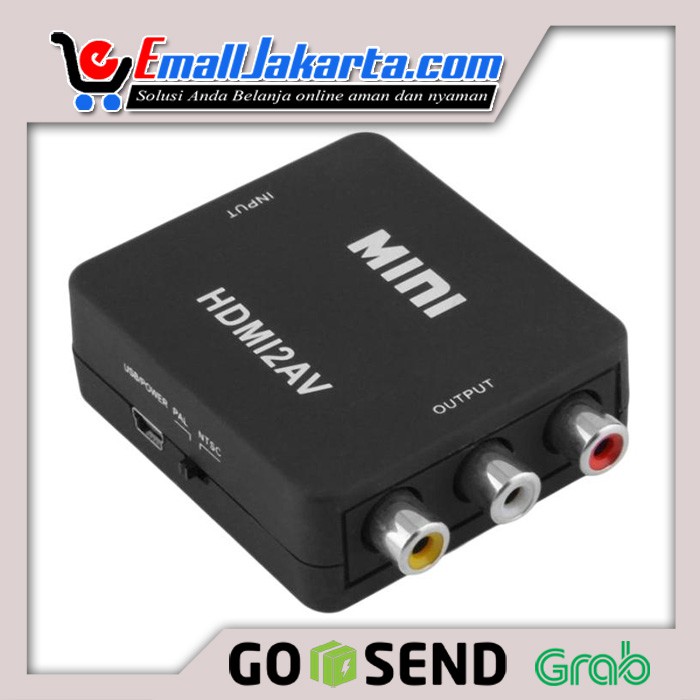 Jual MINI Box HDMI2AV HDMI TO AV RCA CVBS HD Video Converter | Shopee Indonesia