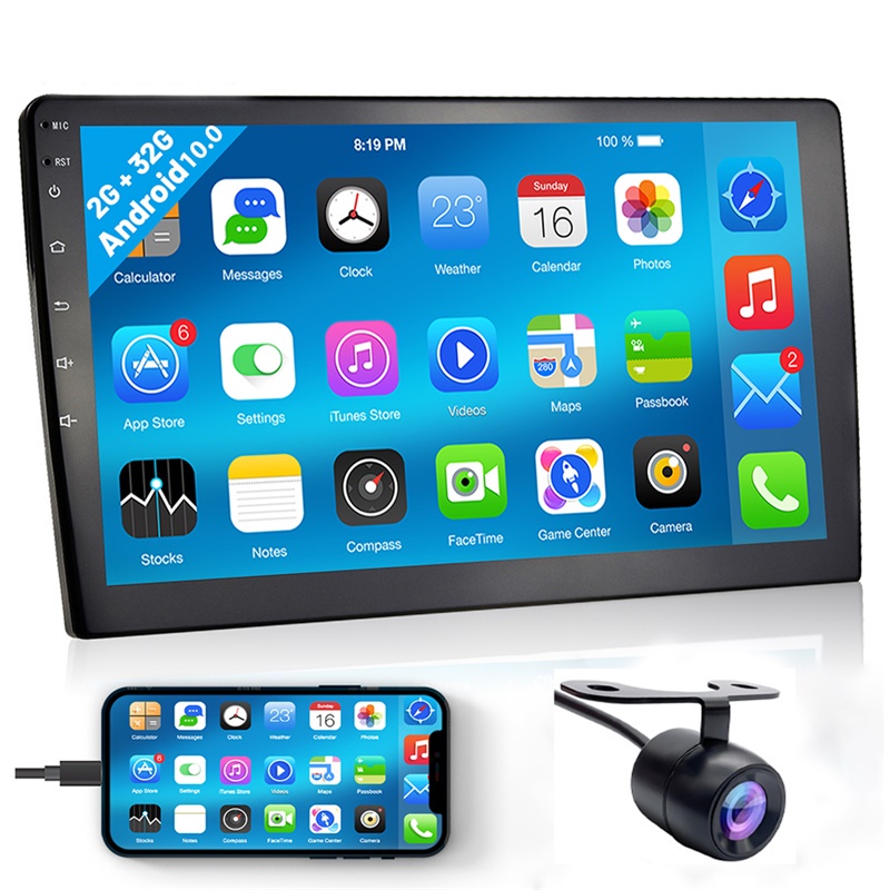 Jual 7 /9 /10 Inch Car Android 12 Navigasi 2+32G/4G+32G IPS Screen Head Unit For TOYOTA Daihatsu ...