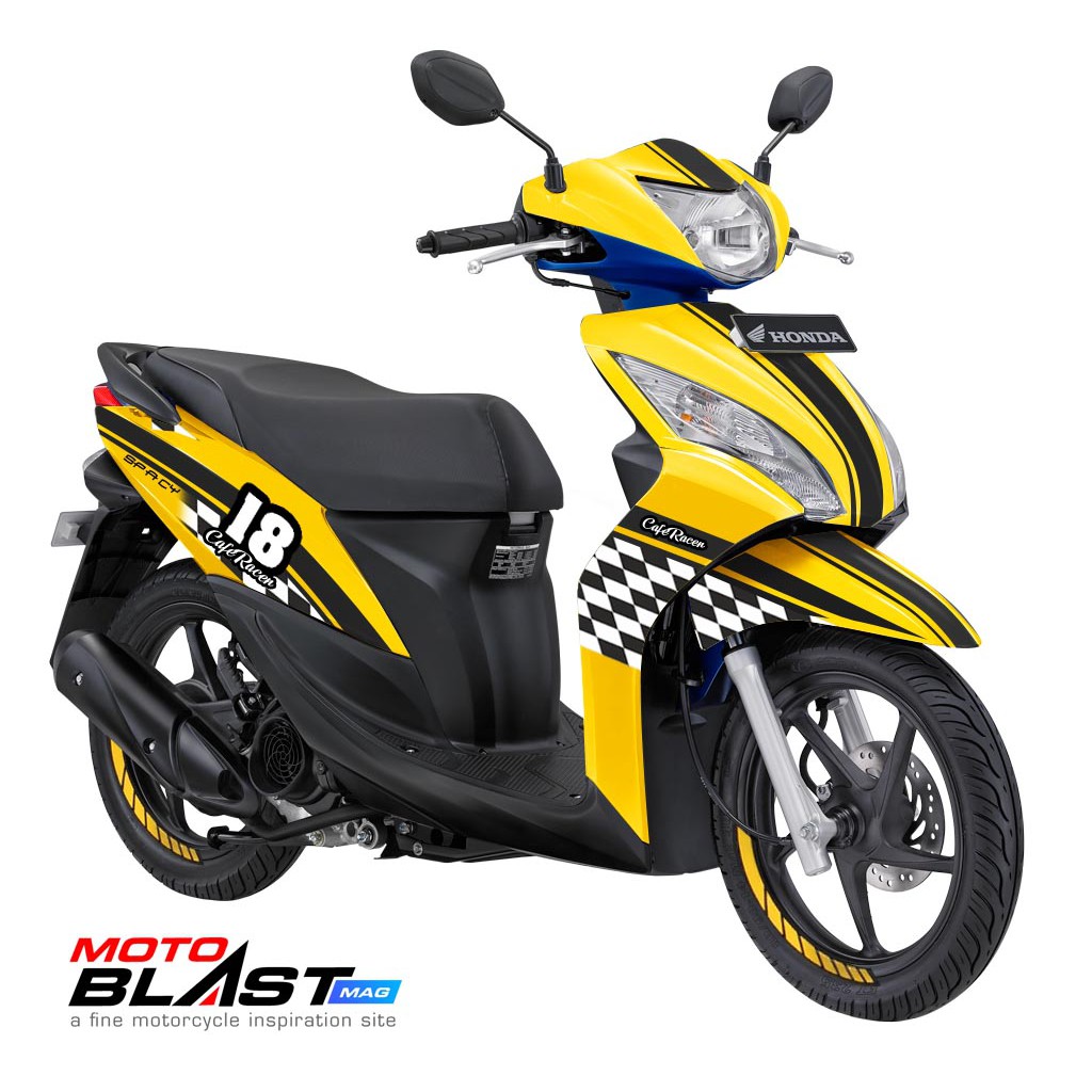 Jual Decal Sticker Motor Motoblast - Honda Spacy Livery Retro | Shopee ...