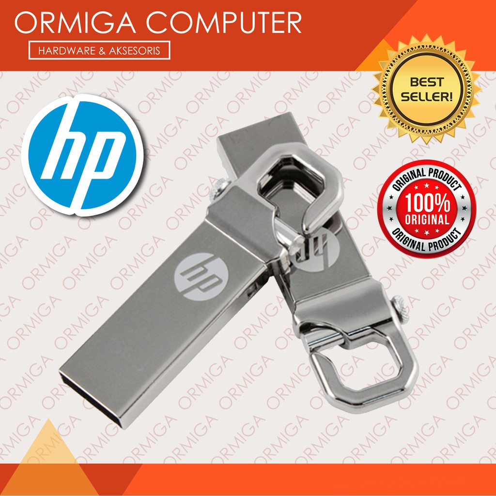 Jual FLASHDISK HP v250w 8 - 16 - 32 GB ORIGINAL (ASLI) | Shopee Indonesia