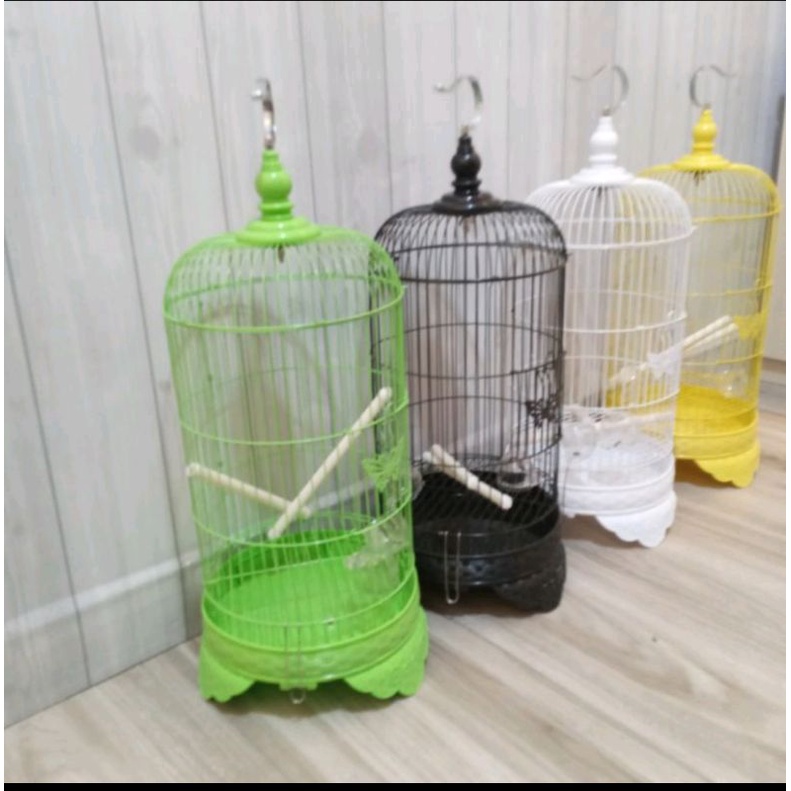 Jual sangkar bulat besi import buat burung pleci/ciblek/prenjak ...