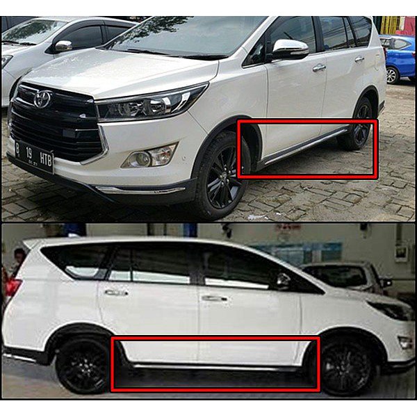 Jual Side Skirt / Bodykit Bagian Samping 2 Pcs Innova Venturer | Shopee ...
