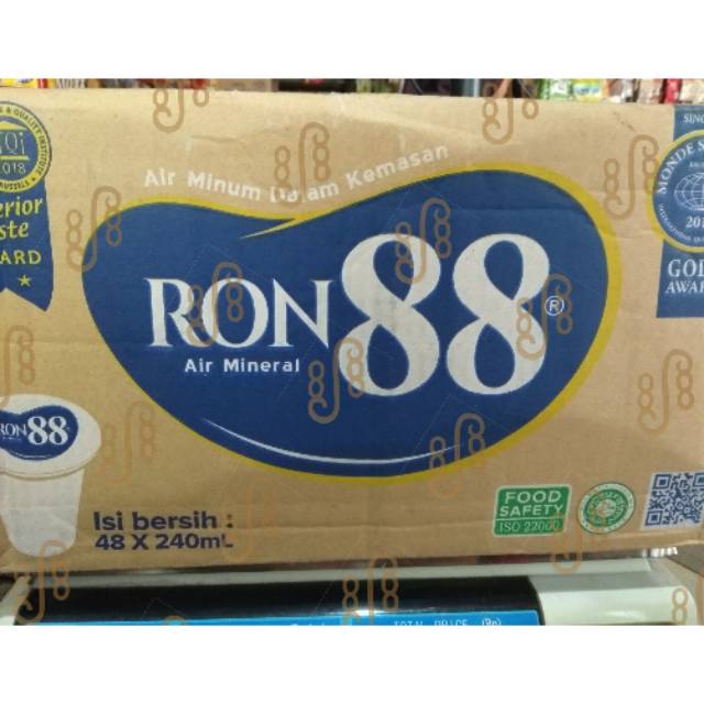 Jual Ron 88 Gelas 200ml - Karton isi 48 Cup | Shopee Indonesia