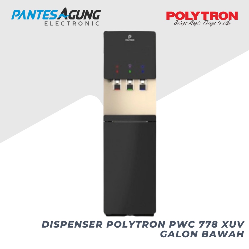 Jual DISPENSER POLYTRON PWC 778 XUV GALON BAWAH | Shopee Indonesia