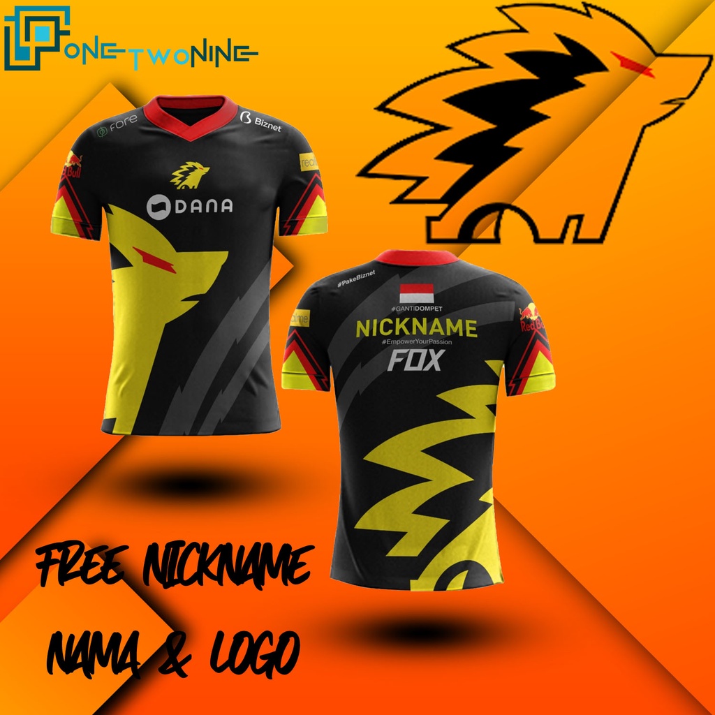 Jual Jersey E-Sport ONIC Hitam | Shopee Indonesia